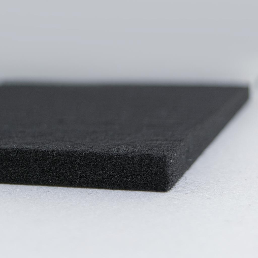 Sample of ReCore® Black Classic-Line® 1/2 in. Backing 9.4 pcf | Fabricmate Systems, Inc.