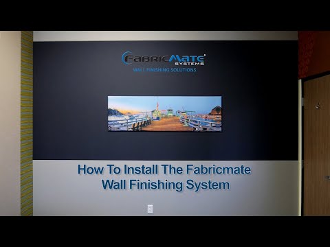 Conference Room Wall with Inset Graphic | Fabricmate Systems, Inc.