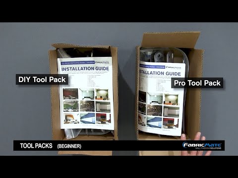 DIY and Pro Tool Packs - Fabricmate® Site-Fabricated Fabric Wall ...
